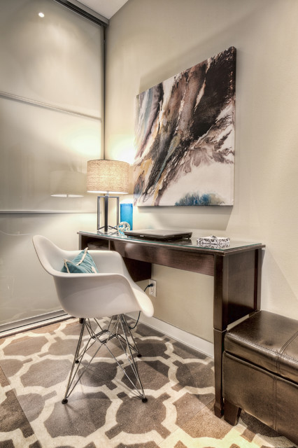Design Project-Market St. Condo Home Office - Modern - Home Office ...