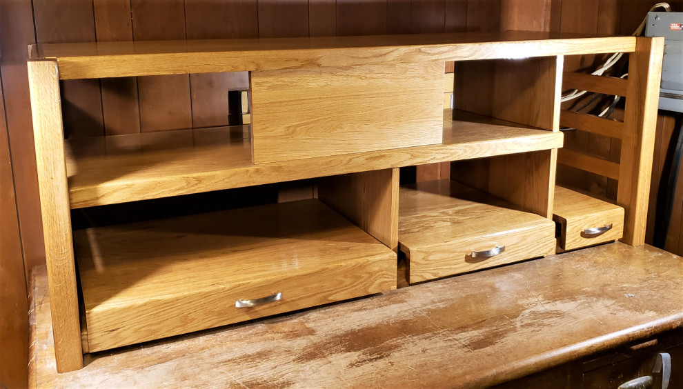 Desktop Shelving Console - Traditional - Home Office - Philadelphia ...