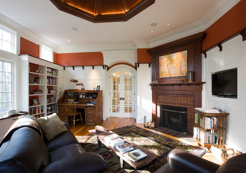 Dover Shingle Style - Craftsman - Home Office - Boston - by Christopher ...