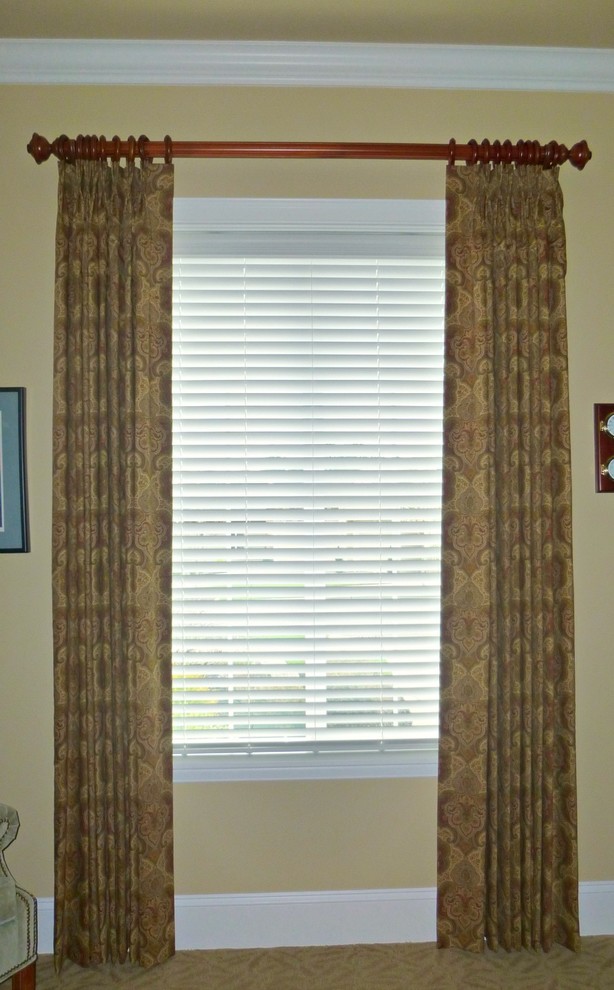 Drapery Window Treatments - Traditional - Home Office - Seattle - by ...
