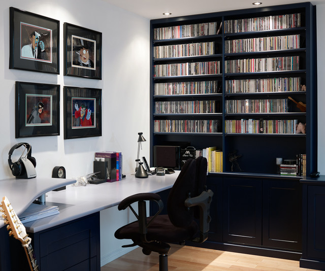 Edwardian Home Renovation - Contemporary - Home Office - London - by ...