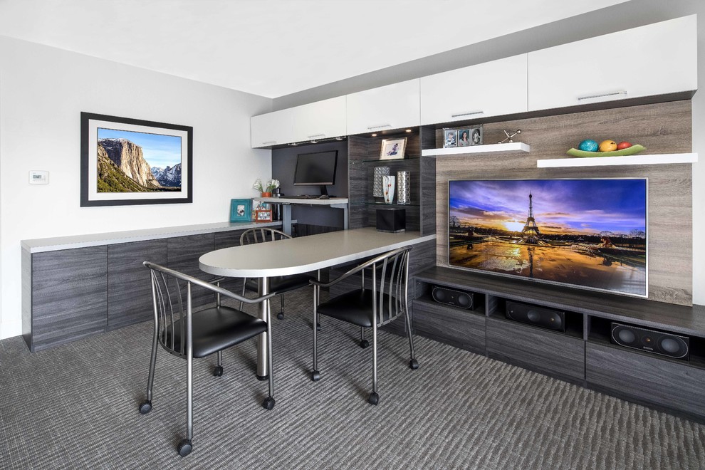 Elm Onyx Home Office/Entertainment Center Display - Campbell Showroom ...