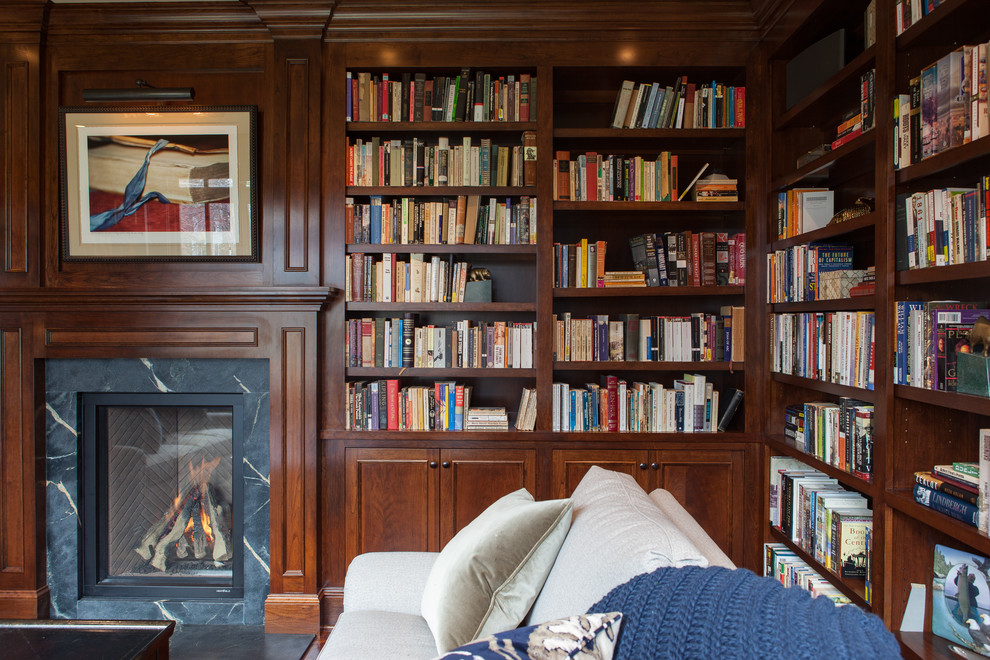 English Style Library - Traditional - Home Office - Minneapolis - by ...