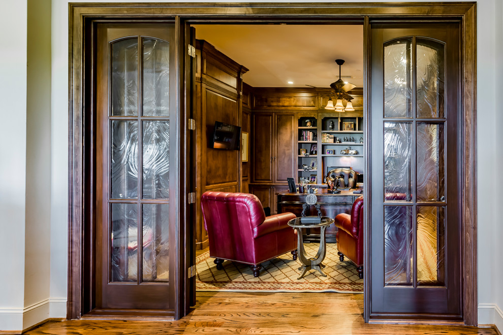Executive Home Office & Paneled Walls - Traditional - Home Office ...