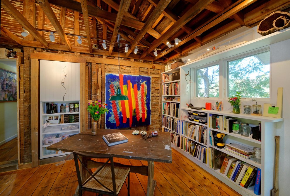 Farm House Library - Modern - Home Office - New York - by David ...