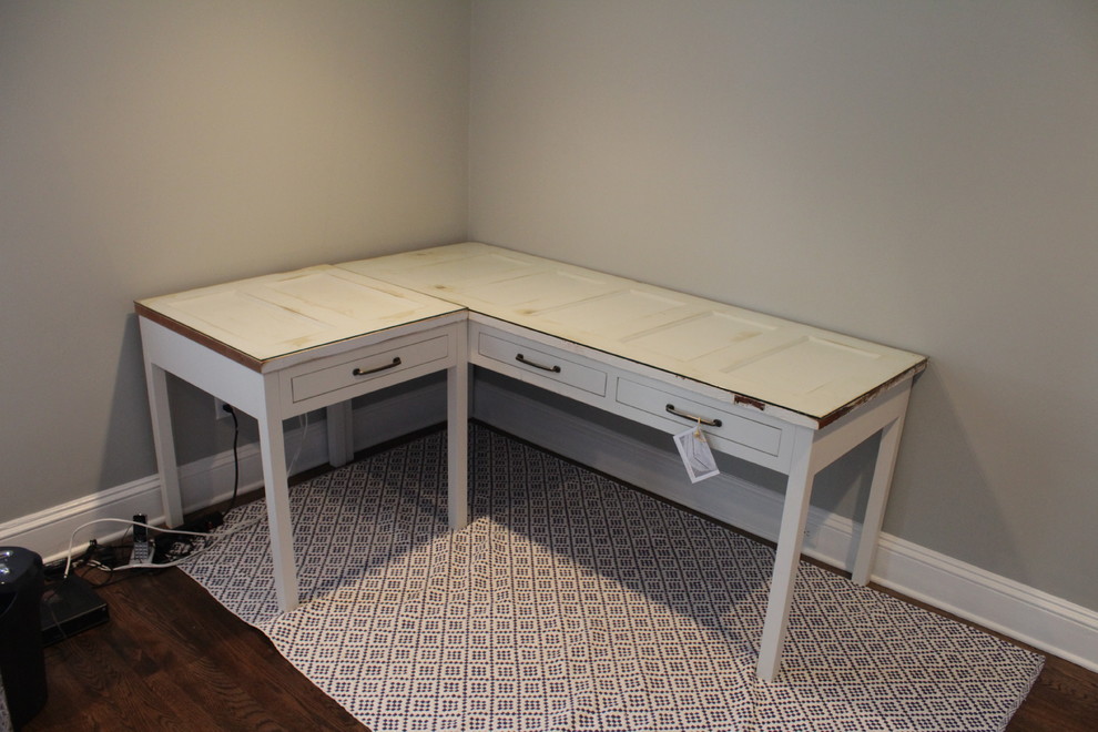 Farmhouse Door Desk - Traditional - Home Office - New York - by ...