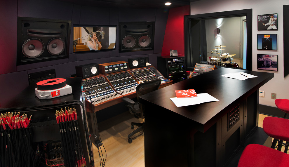 Fischer Recording Studio - Contemporary - Home Office - Austin - by ...