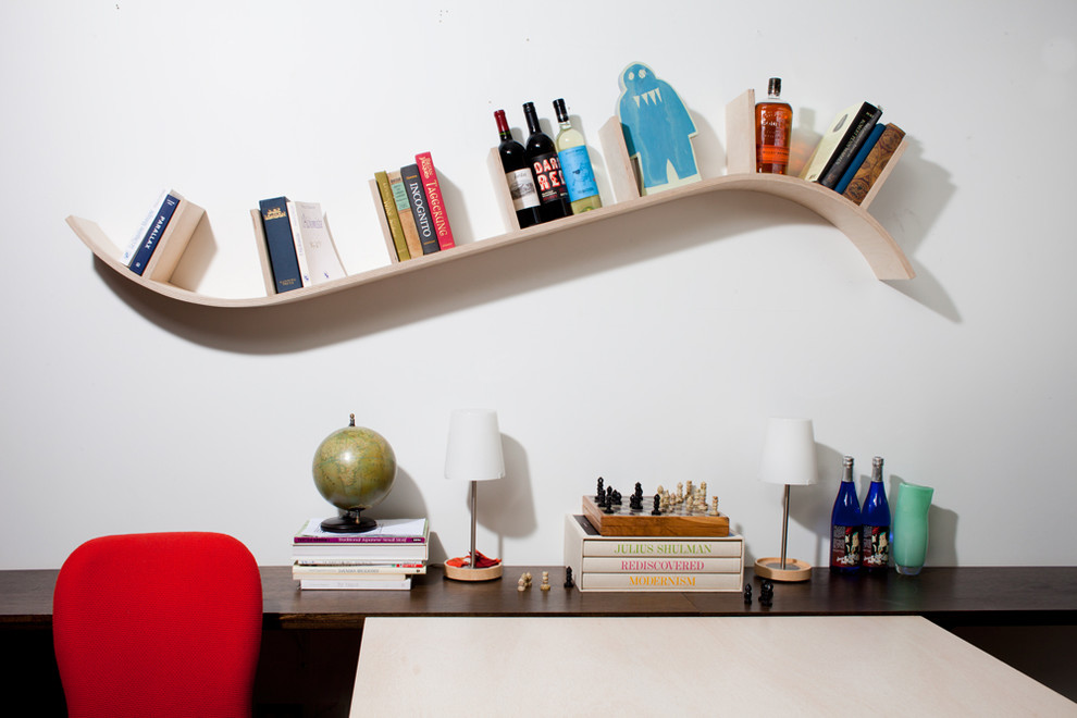 Floating Shelves - Modern - Home Office - New York - by Michael Metiu ...