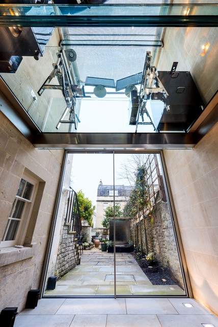 Frameless Glass Extension to Grade I Listed Georgian Town House ...