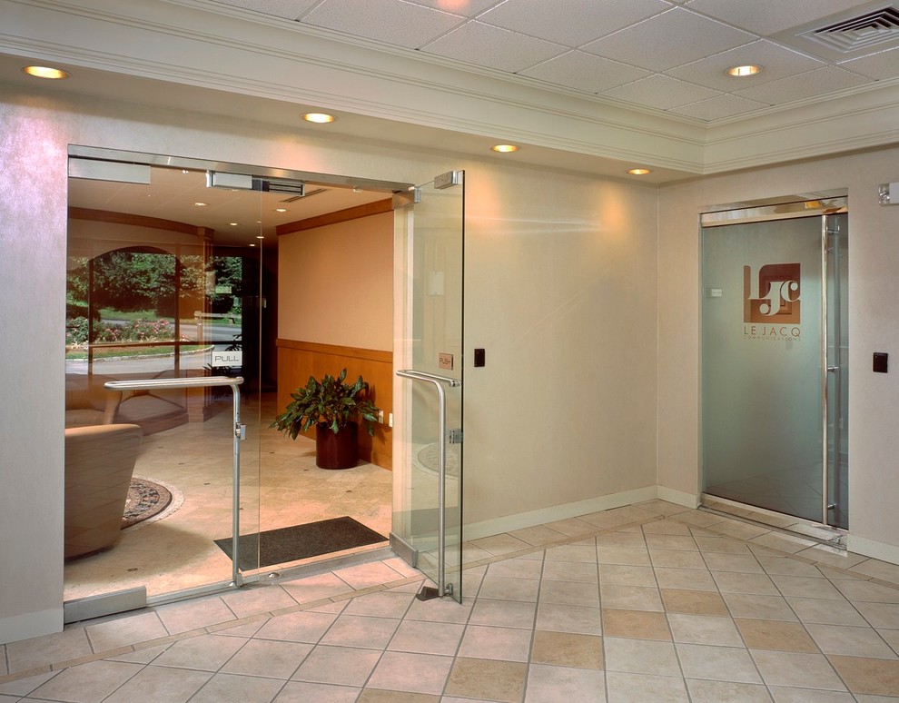 Frameless Office & Conference Rooms - Contemporary - Home Office - New ...