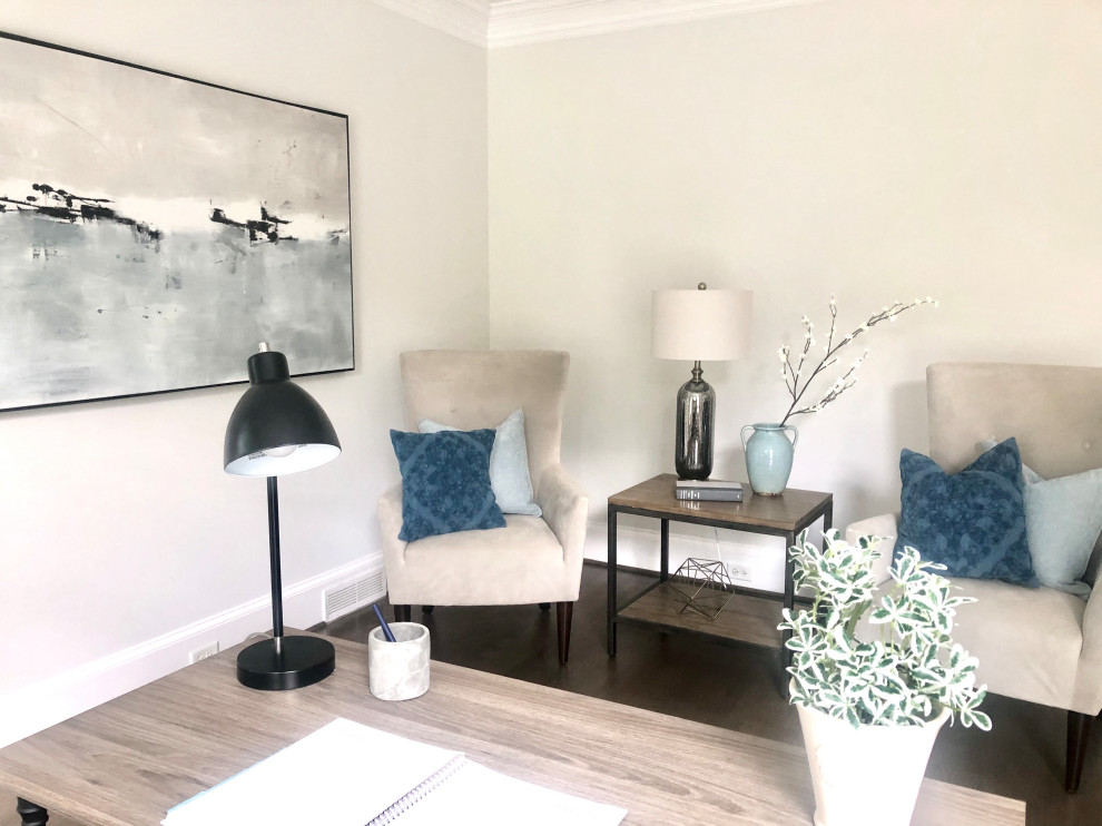 Front Office Home Staging in Alpharetta - Transitional - Home Office ...