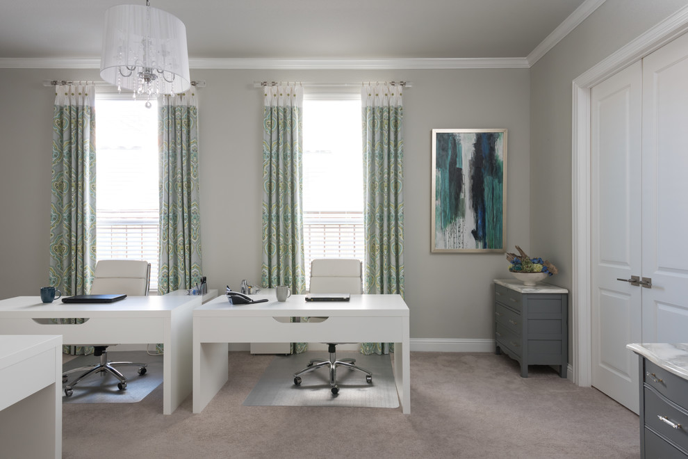 FUNCTIONAL HOME OFFICE - Frisco, Texas - Transitional - Home Office ...