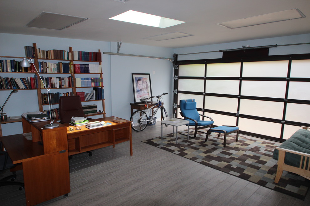 Garage Conversion - Contemporary - Home Office - Los Angeles - by ...