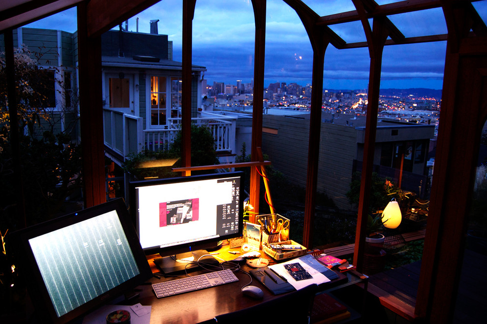 Garden Studio - Contemporary - Home Office - San Francisco | Houzz