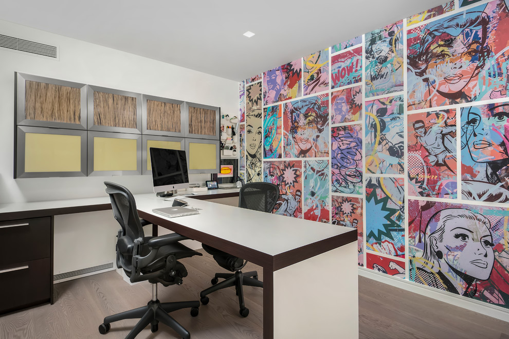 Gold Coast Townhome - Modern - Home Office - Chicago - by Dresner ...