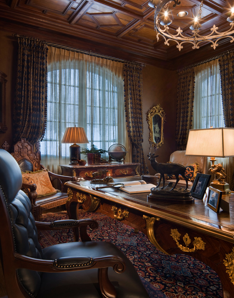 Gothic Castle in the Blue Ridge Mountains - Traditional - Home Office ...