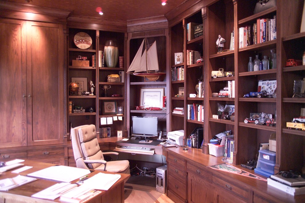 Gould Study with Built-ins - Traditional - Home Office - Atlanta - by ...