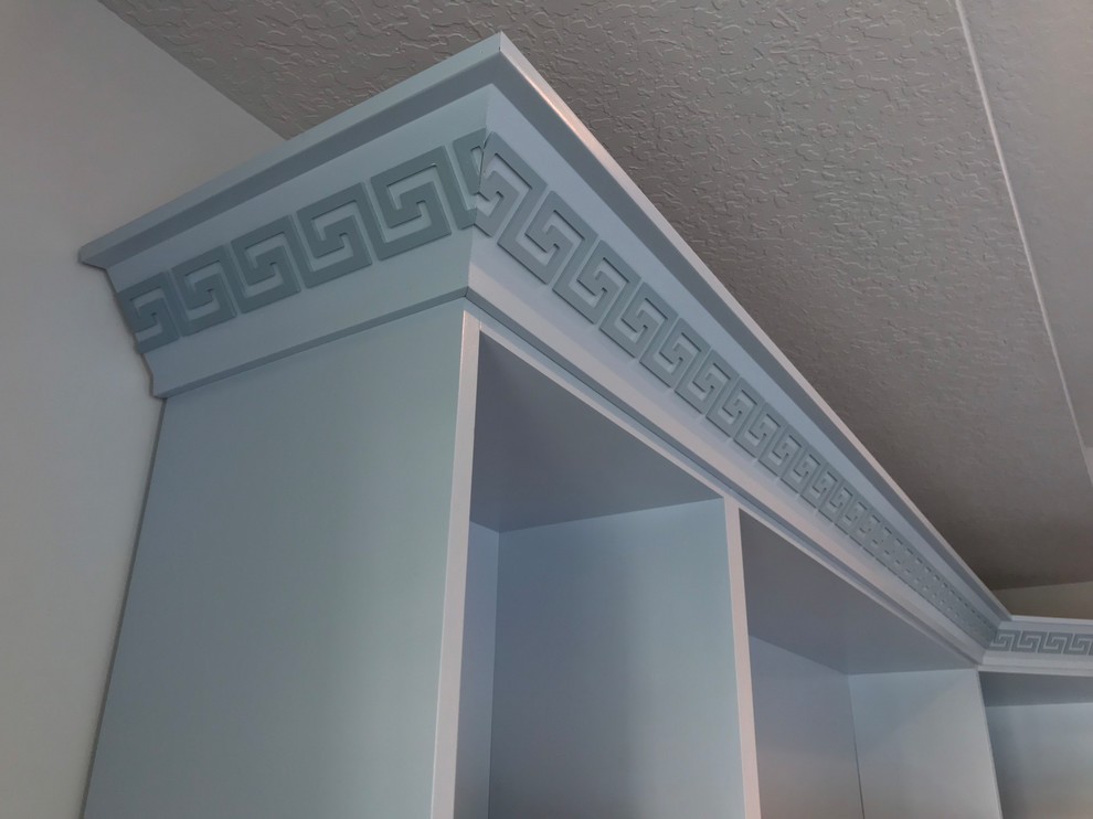 Greek Office Unit - Home Office - Miami - by Mark's Custom Woodwork | Houzz
