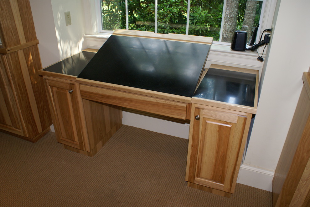 Hickory drawing desk - Traditional - Home Office - Jacksonville - by ...