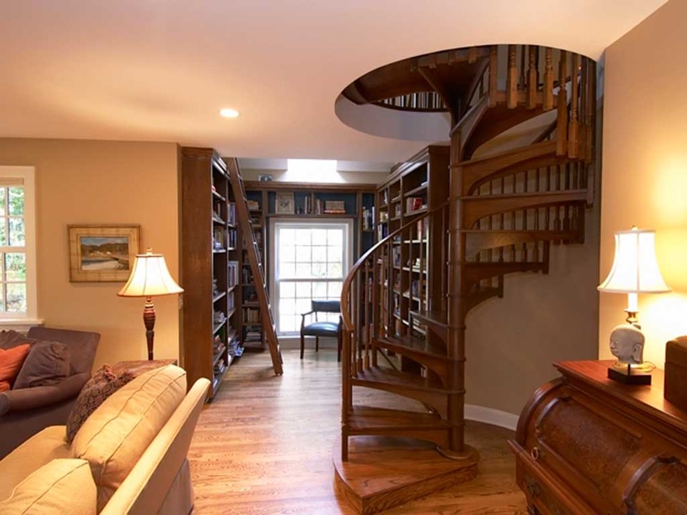 HIDDEN BOOKCASE LIBRARY - Traditional - Home Office - Other - by ...