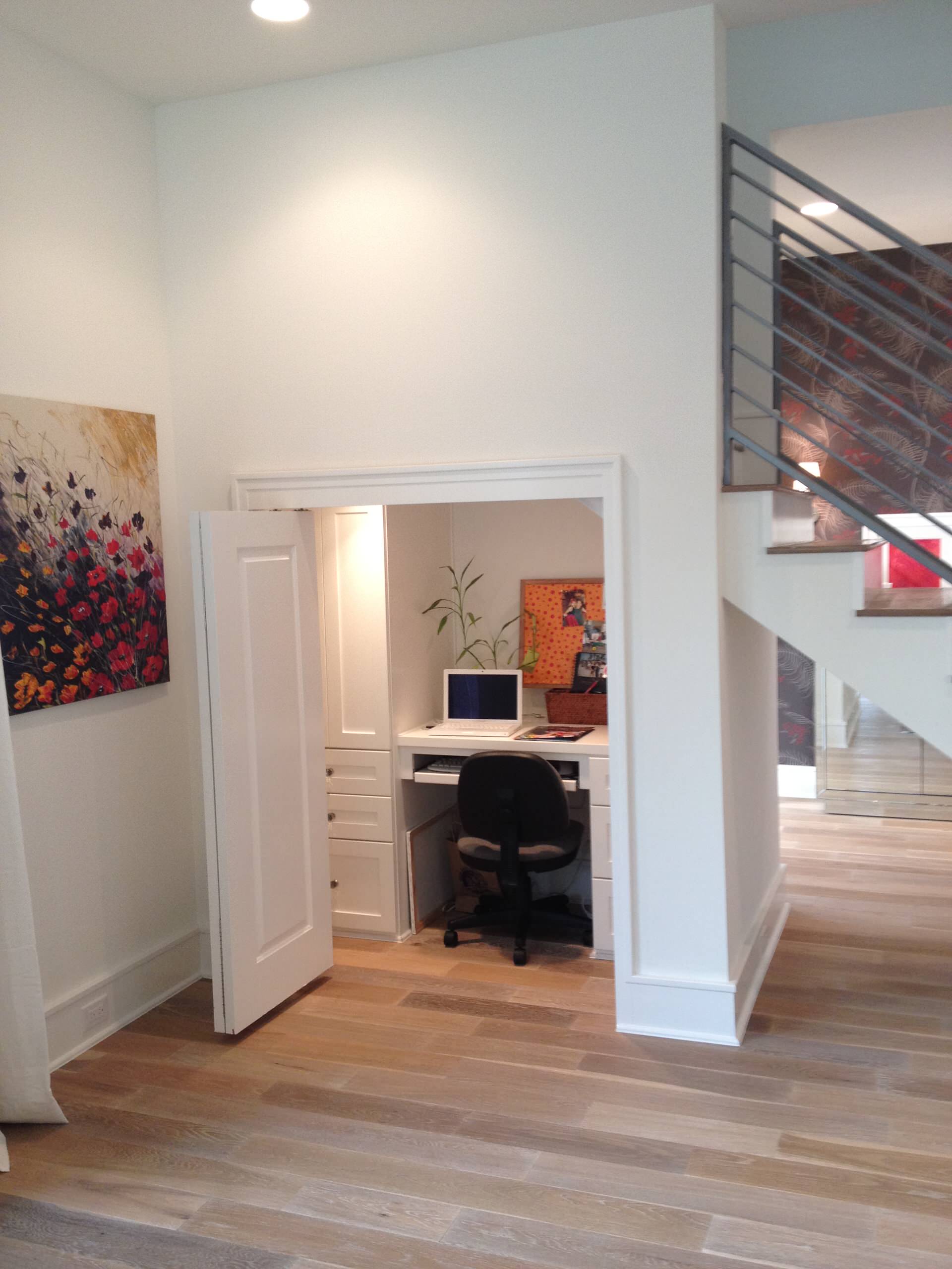 Hidden Office In Living Room | Cabinets Matttroy