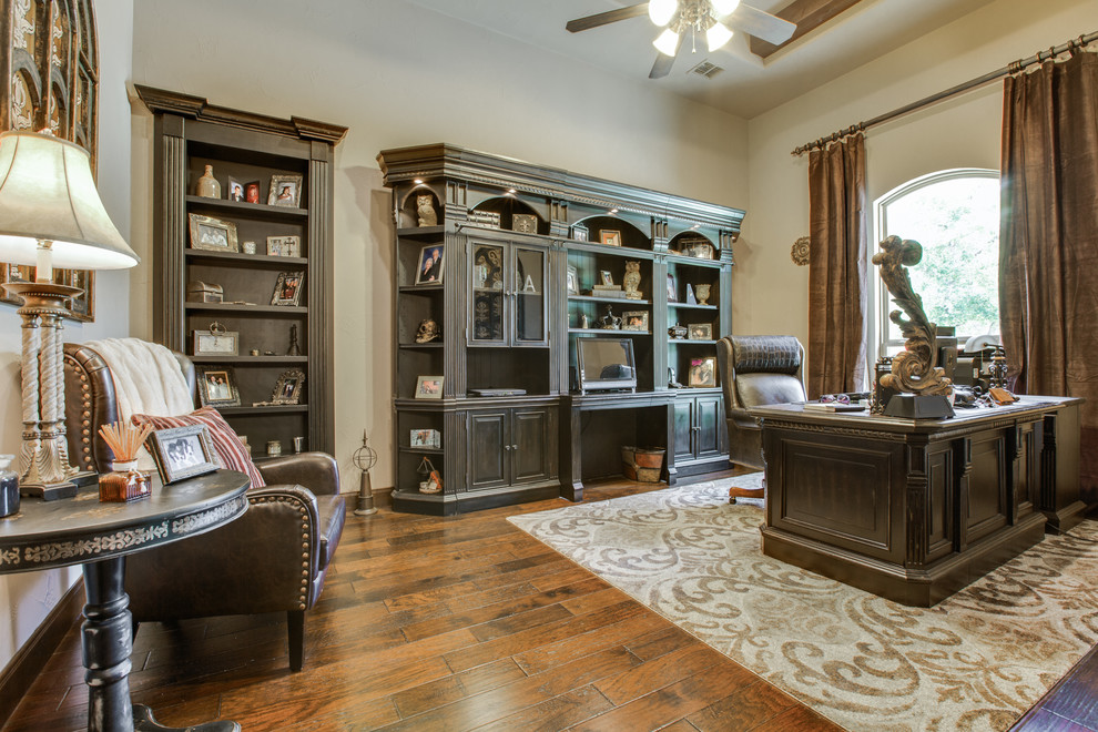 Hill-Country Tuscan (modified) - Home Office - Austin - by Genuine ...