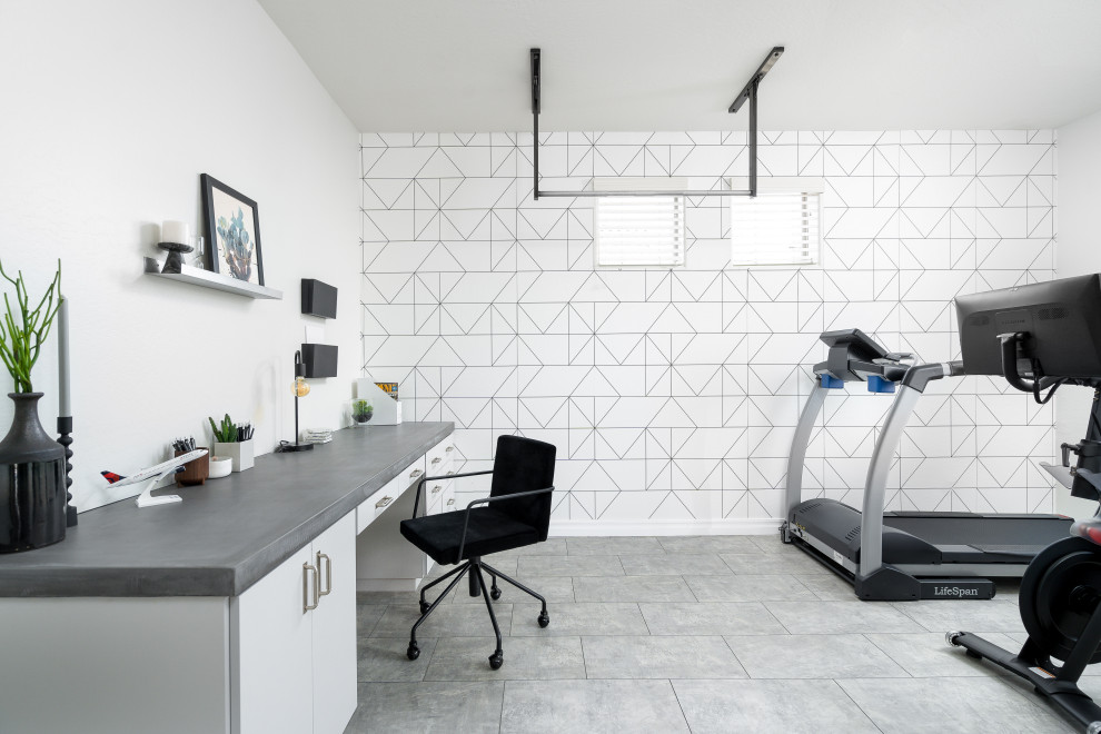 Home Gym and Office - Modern - Home Office - Phoenix - by Iconic by ...