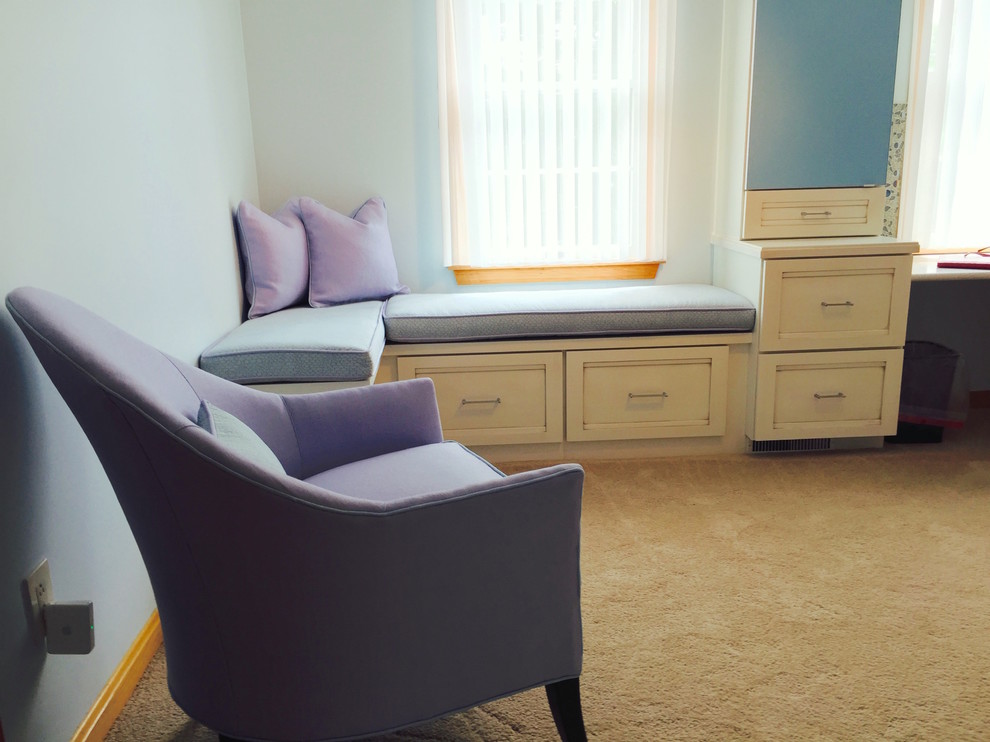 Home Office Lavender and Bue - Transitional - Home Office - Other - by ...