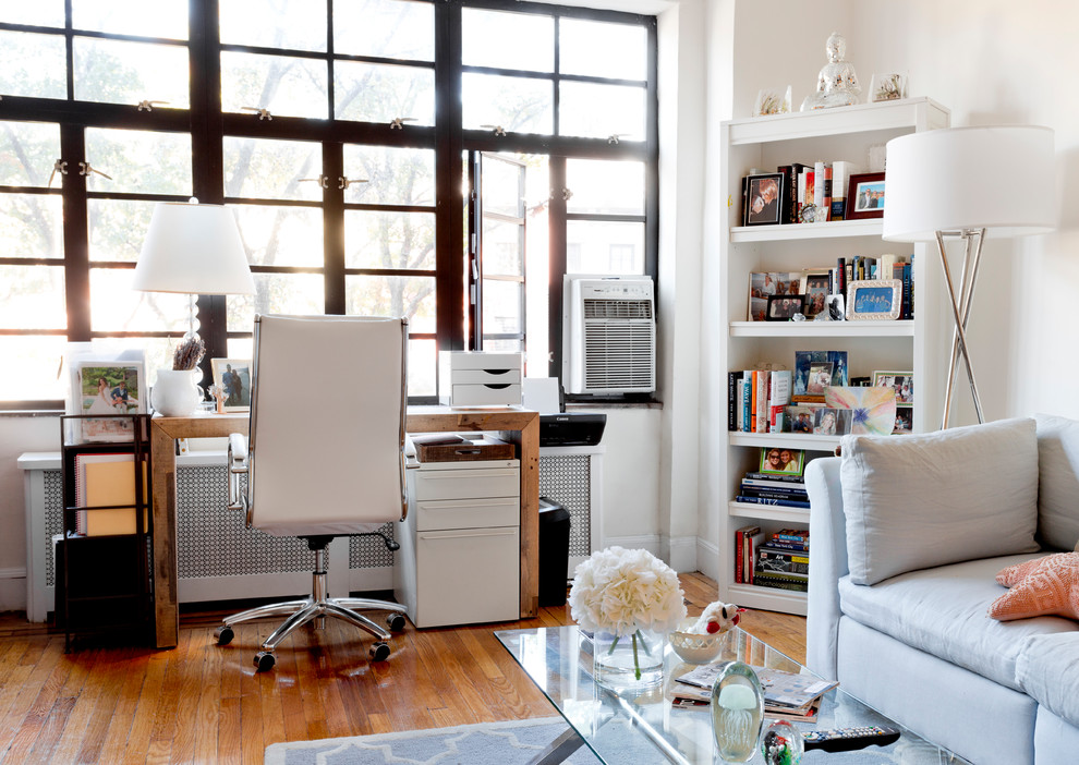 Home Office Transformations - Transitional - Home Office - New York ...
