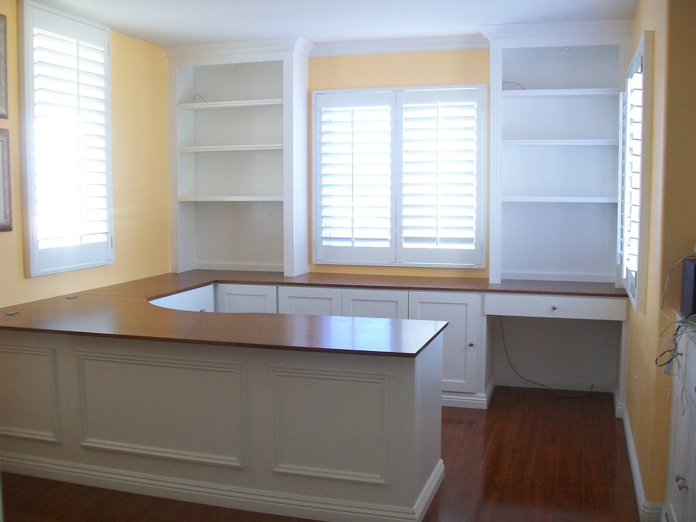 Home Office Two-tone - Traditional - Home Office - Los Angeles - by ...