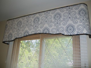 Home Office Valance - Transitional - Home Office - Chicago - by ...