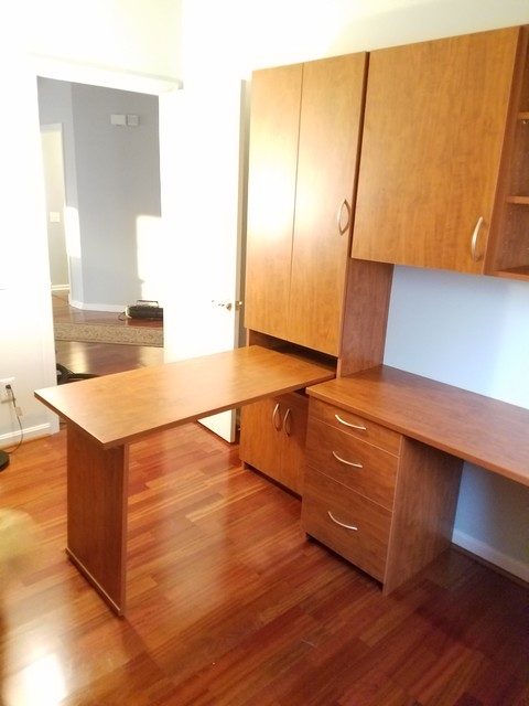 Home Office with a Murphy desk and Murphy Bed combo - Modern - Home ...