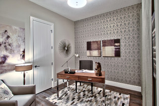 Home Offices, Interior Design Calgary - Transitional - Home Office ...