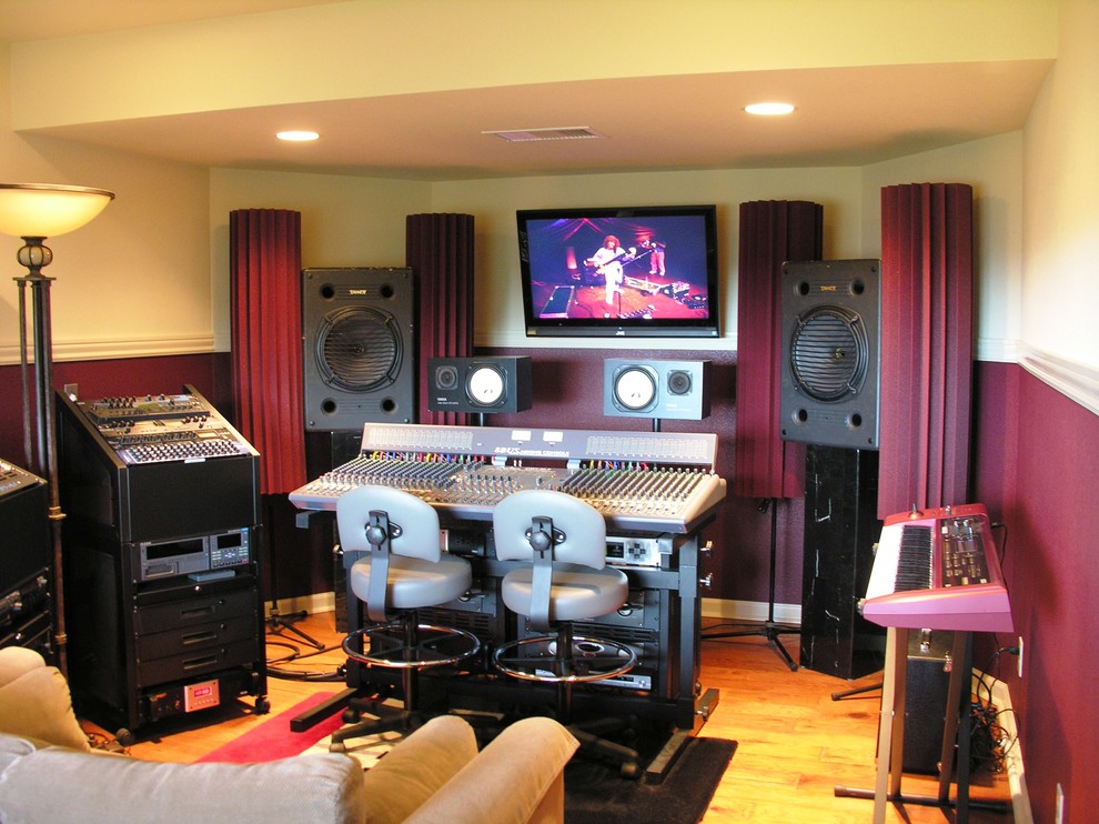 Home Theater, recording studio - Contemporary - Home Office ...