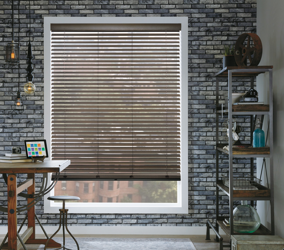 Hunter Douglas Horizontal Blinds - Industrial - Home Office - New York ...