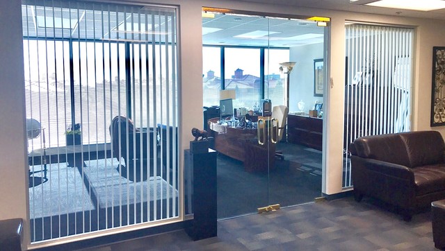 Installed this week "Hunter Douglas Vertical Solutions" [CEO office] # ...