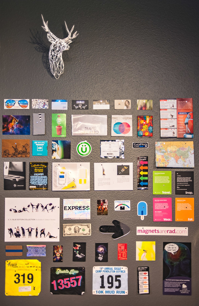 Invisible magnetic note board - Modern - Home Office - San Diego | Houzz