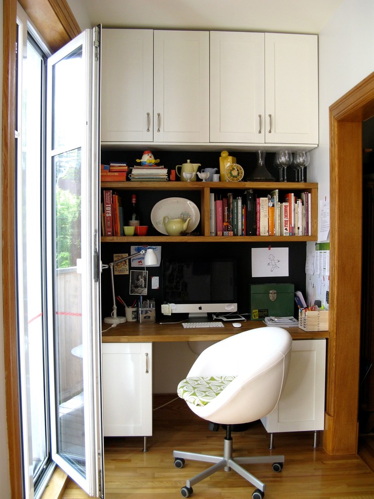 kitchen office corner - Traditional - Home Office - Montreal - by Pour ...