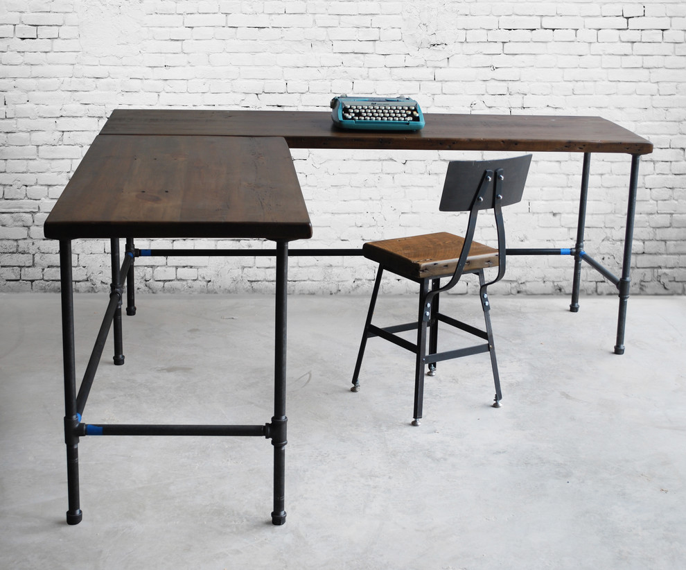 L Shape desk - Modern - Home Office - Chicago - by Urban Wood Goods | Houzz