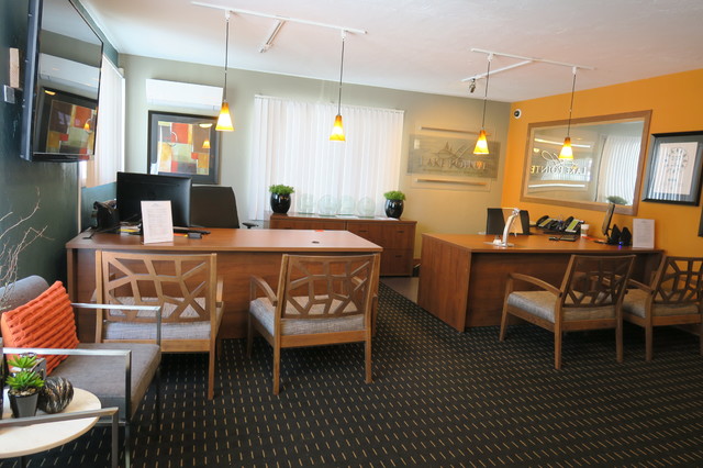 Lake Pointe Apartments Leasing Office - Contemporary - Home Office ...