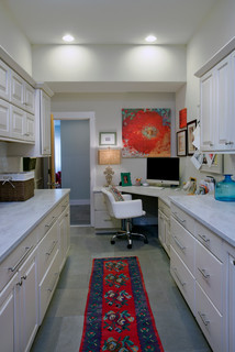 Lakefront Cape Cod House - Beach Style - Home Office - New York - by ...