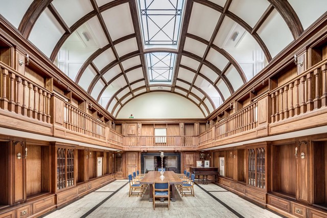 Library at Marsden Manor - Traditional - Home Office - Gloucestershire ...