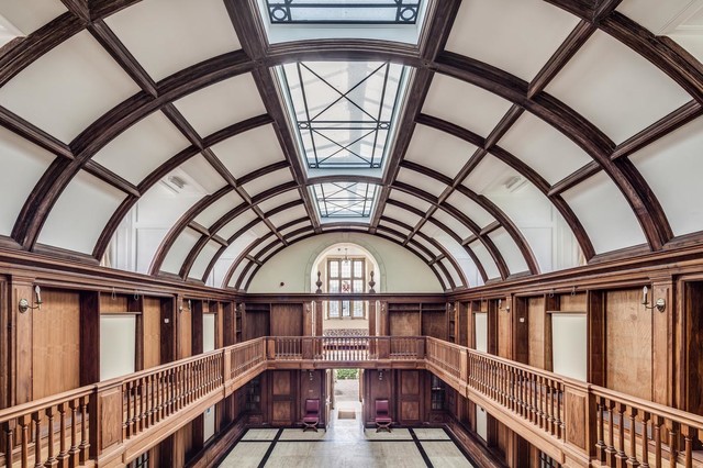 Library at Marsden Manor - Traditional - Home Office - Gloucestershire ...