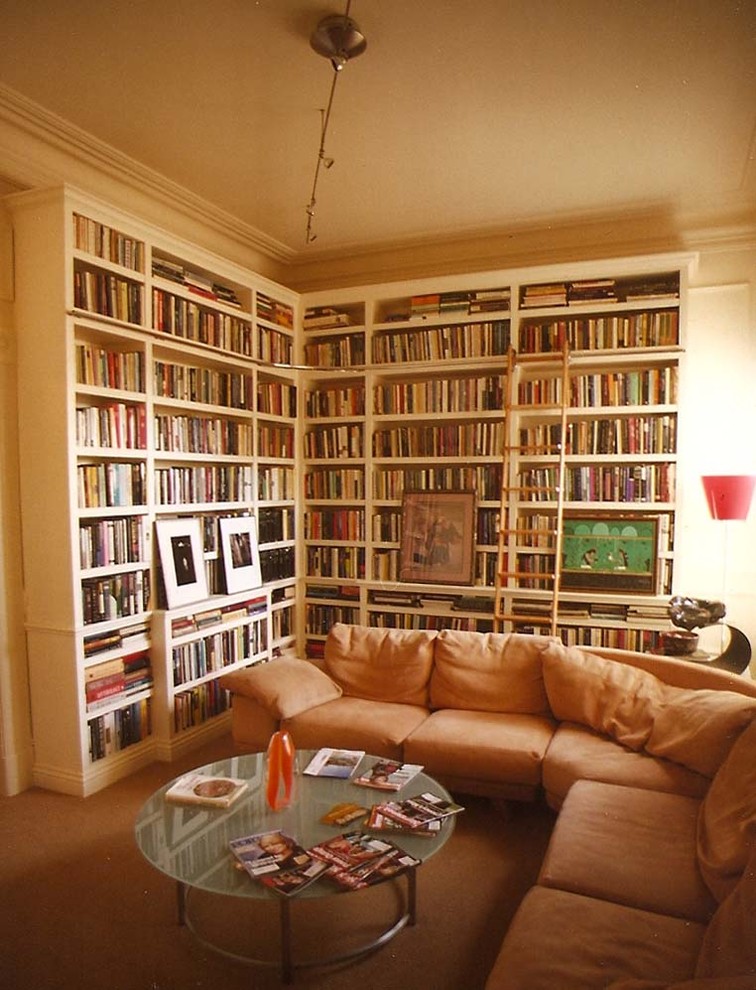 Library at the home office - Eclectic - Home Office - Other - by Jerry ...