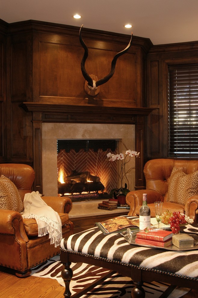 Library Den - Traditional - Home Office - Los Angeles - by DTM ...