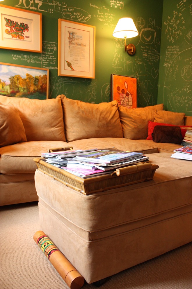 Library Seating Area - Traditional - Home Office - San Francisco - by ...