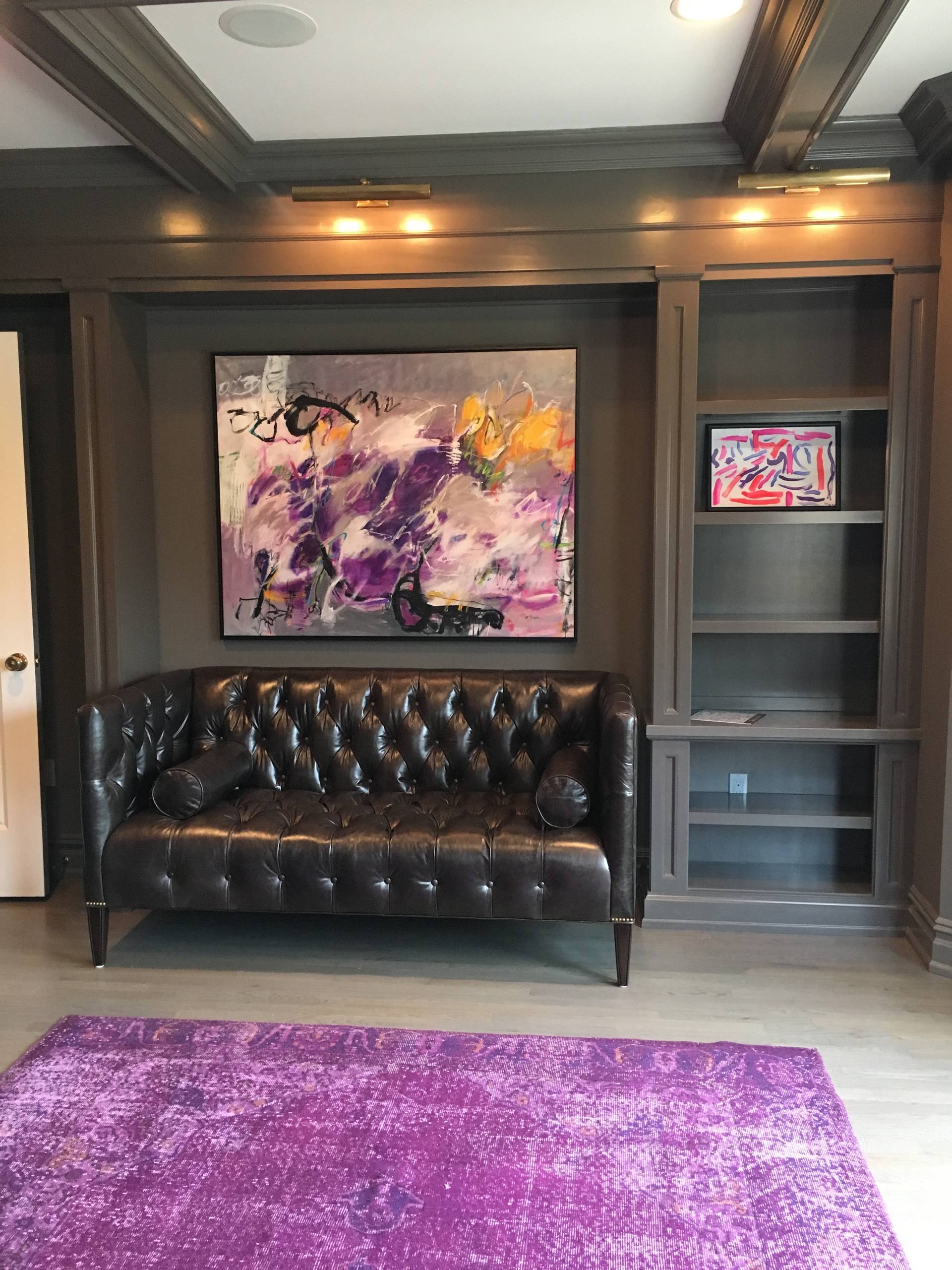 Office Purple Home Decor Ideas