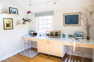 Light and Airy Home Office - Contemporary - Home Office - New York - by ...