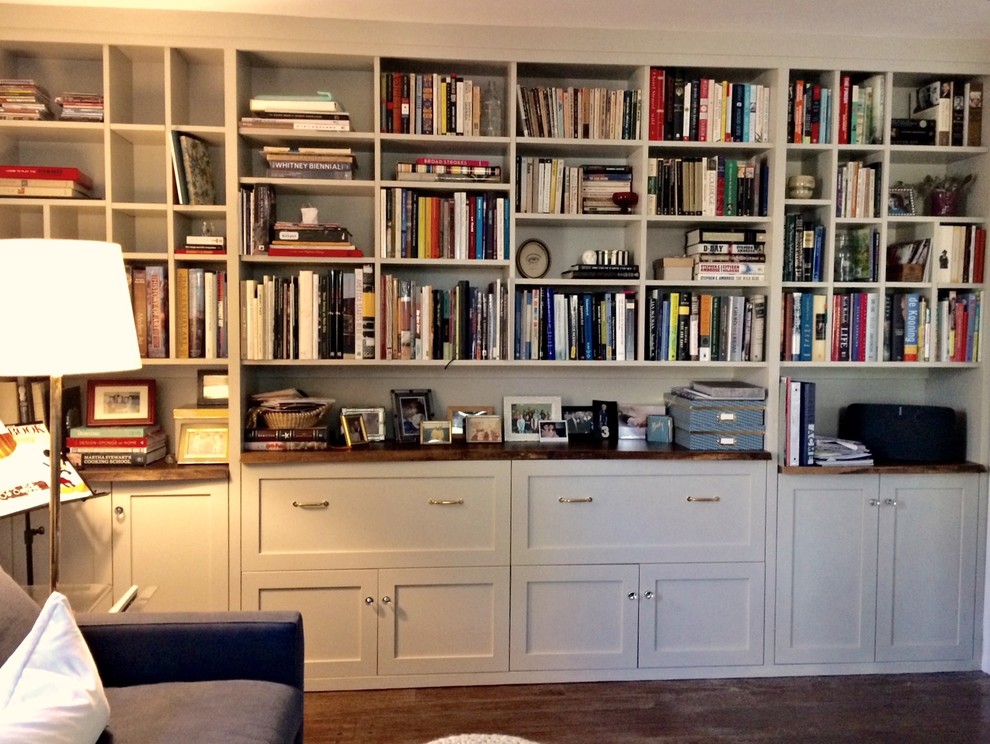 Live Edge Library - Transitional - Home Office - Philadelphia - by ...