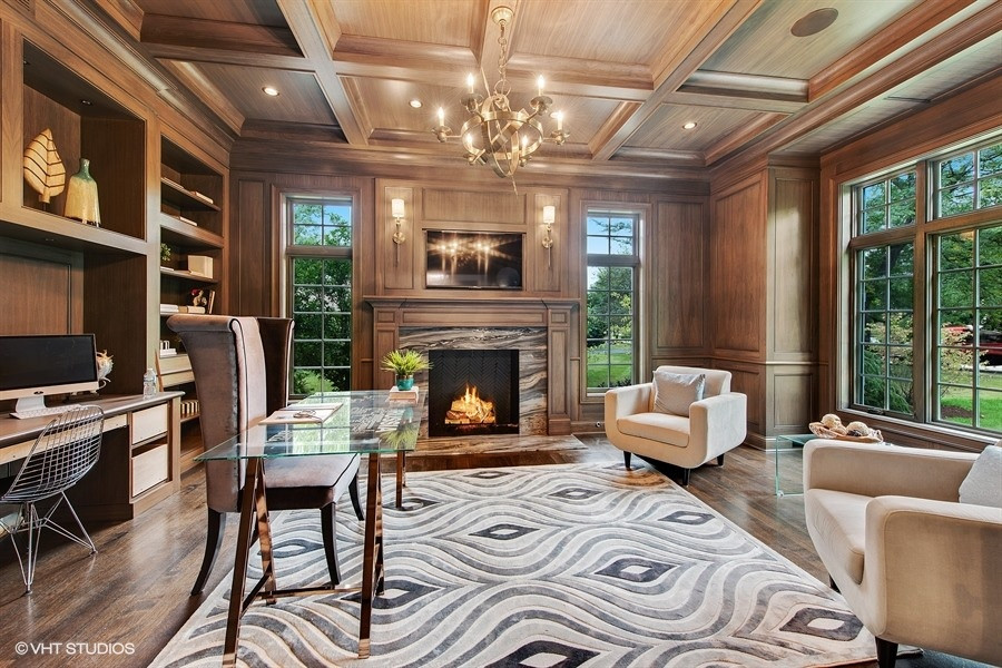 Luxury Home / Historic - Home Office - Chicago - by Inhabitr Staging ...